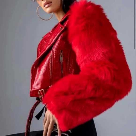Jackets & Coats | Fur Arm Jacket | Poshmark